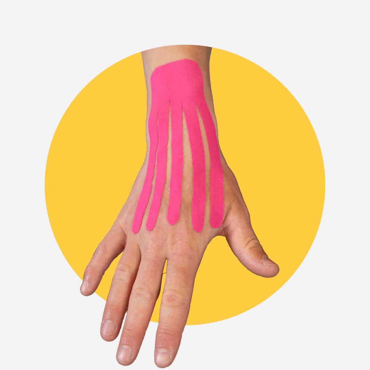 Tape Forstuvet Håndled med Kinesiologi Tape | Piece of Tape